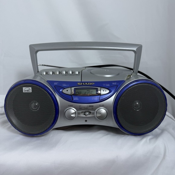Sharp | Portable Audio & Video | Sharp Qtcd25 Portable Cd Stereo System Cdcassetteradio | Poshmark